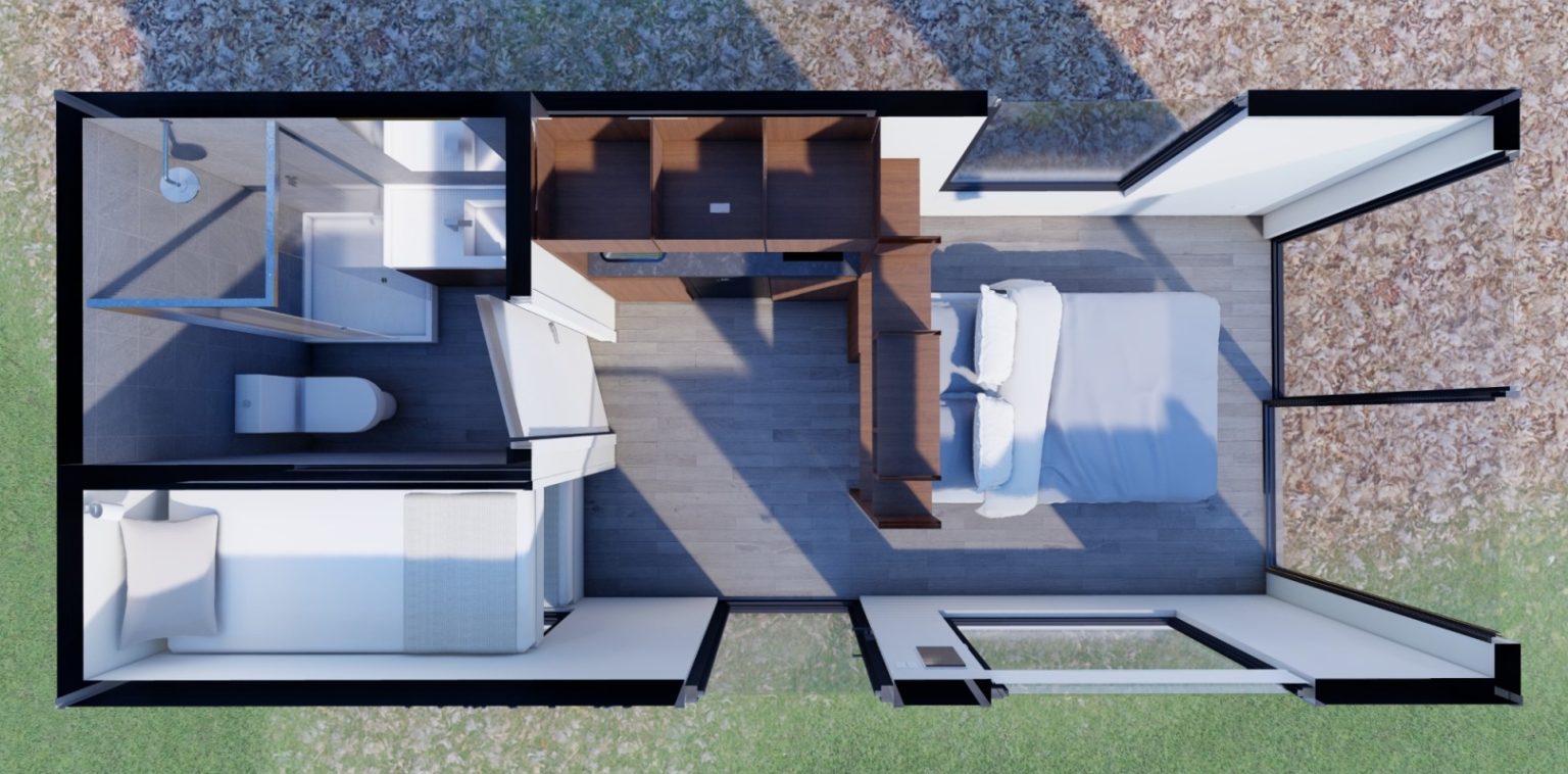 Tiny Cabin | Soluciones Modulares Compactas de Tecno Fast Perú